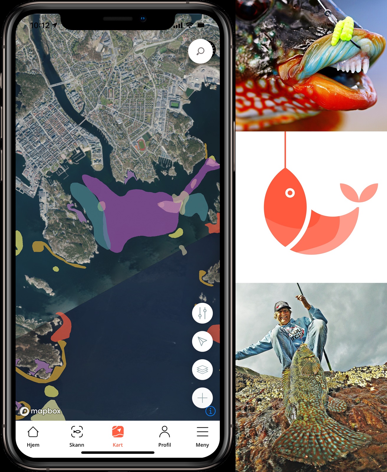 Finn de beste fiskeplassene for berggylte (Fishbuddy app) - Asgeir Alvestad