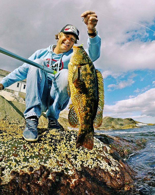 Finn de beste fiskeplassene for berggylte (Fishbuddy app) - Asgeir Alvestad